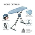 KINGRACK Ironing Board, Full Size, 7 Height Levels, 43x13 in, Blue ...