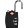 TraverGo 3 Digit Combination Lock, Black TR1120BK - Walmart.com