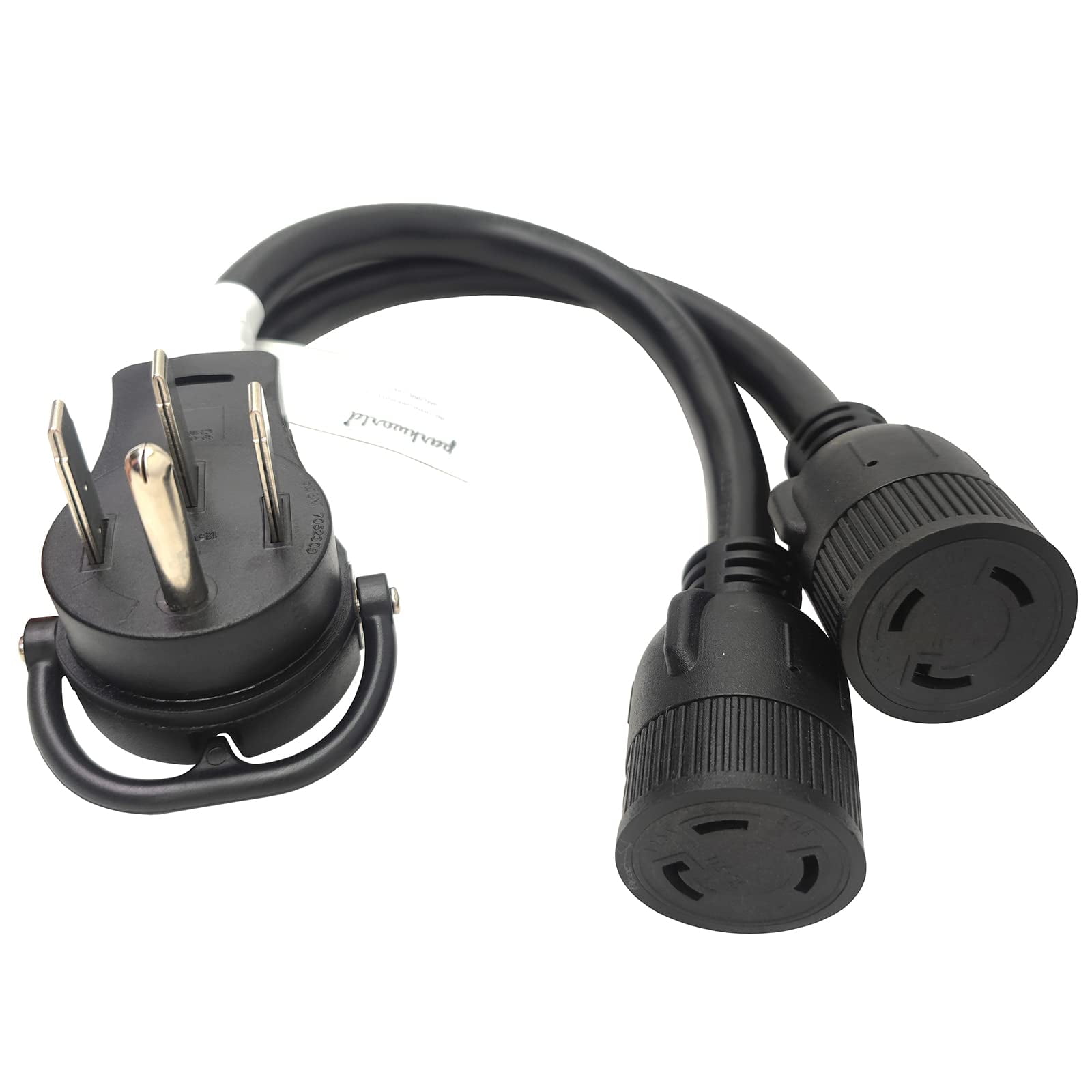 Parkworld 63234 NEMA 14-50P to L5-30R Dual Socket Splitter Cord, RV 50 ...