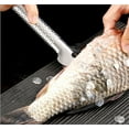 linyes Fish Scaler Stainless Steel Fish Scaler Remover Fish Skin Brush ...