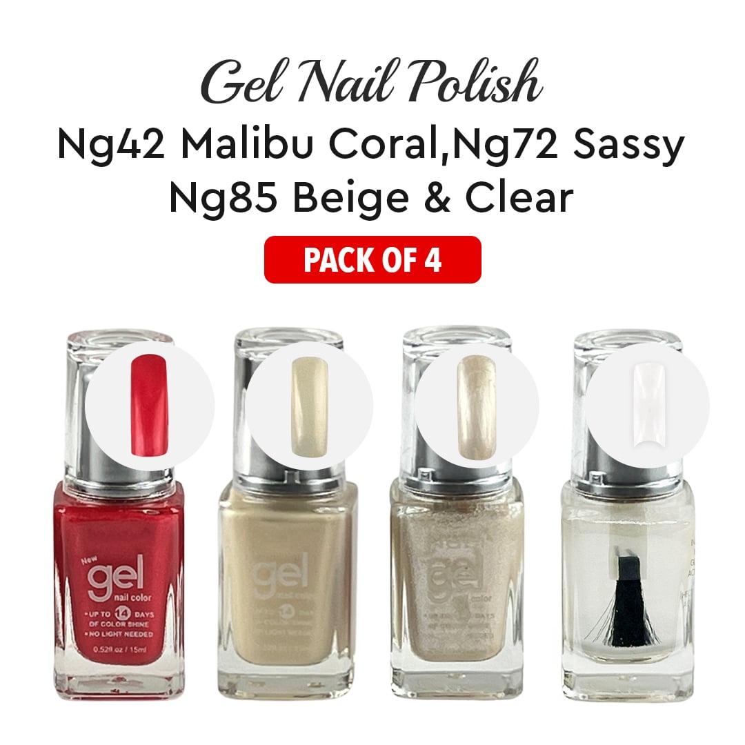 Ebo Gel Nail Polish Long Lasting Gel Set 4 color Beige , Sand Texture ...