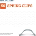 3/8” Spring Clips with Round Corners - Picture Frame Parts - 50 Pcs ...