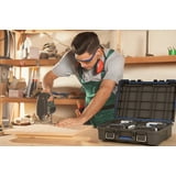 HART Stack System Tool Box with Small Blue Organizer & Dividers, Fits ...