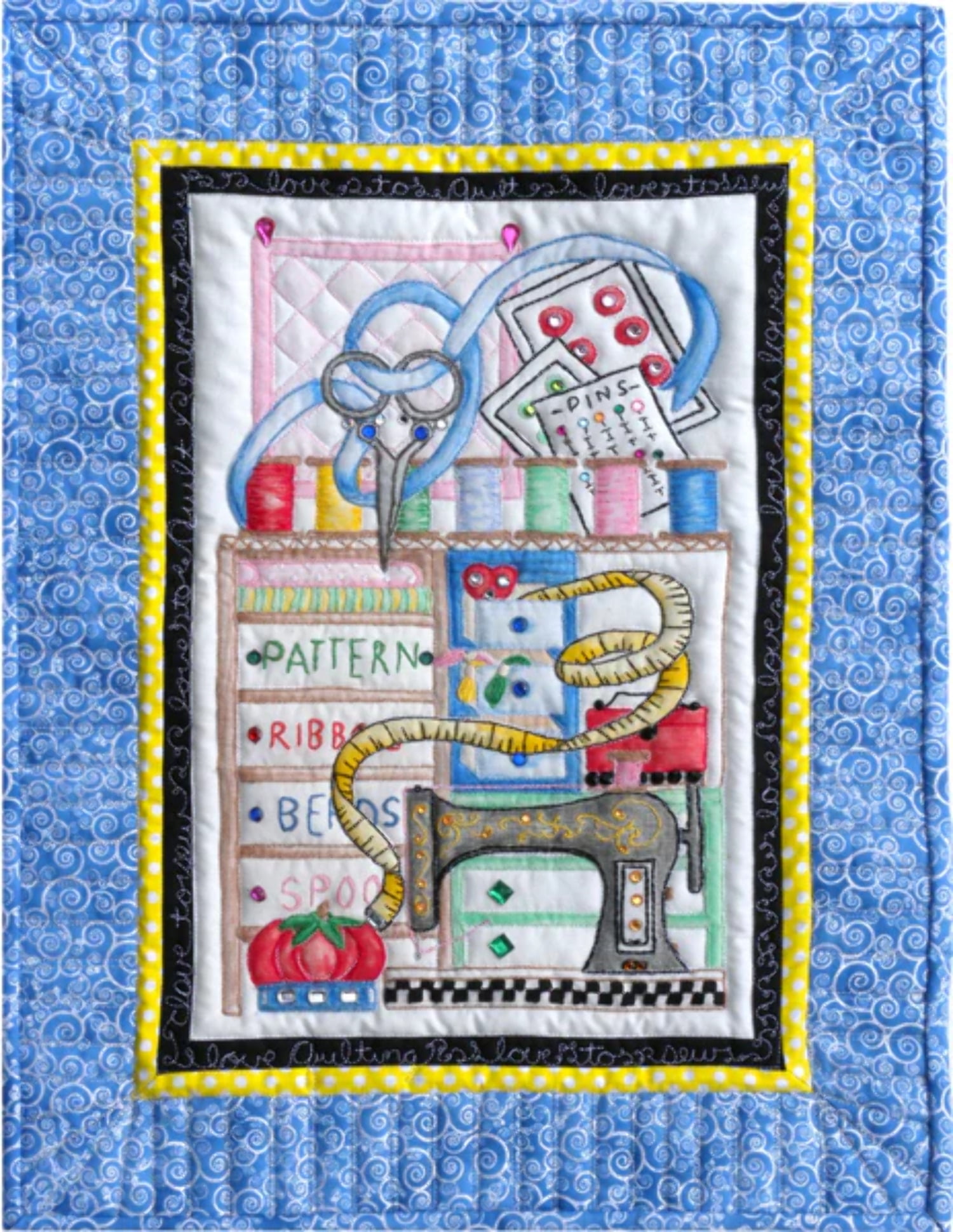 My Sewing Room Wall Hanging Pattern - Walmart.com