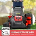 26-Inch Self-Propelled Lawn Mower, 80V Lithium-Ion Dual-Force Cutting ...