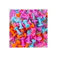 JAM Paper Colorful Push Pins, Assorted Color Jar, 150 per Pack ...