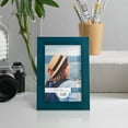 Woodgrain 4 in. x 6 in. Ocean Blue Picture Frame (Set of 2) - Walmart.com