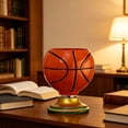 Basketball Shaped Drinking Glass with Decorative Pedestal for Sports ...