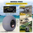 Beach Balloon Wheels, 13" Replacement Sand Tires with 32" Stainless ...