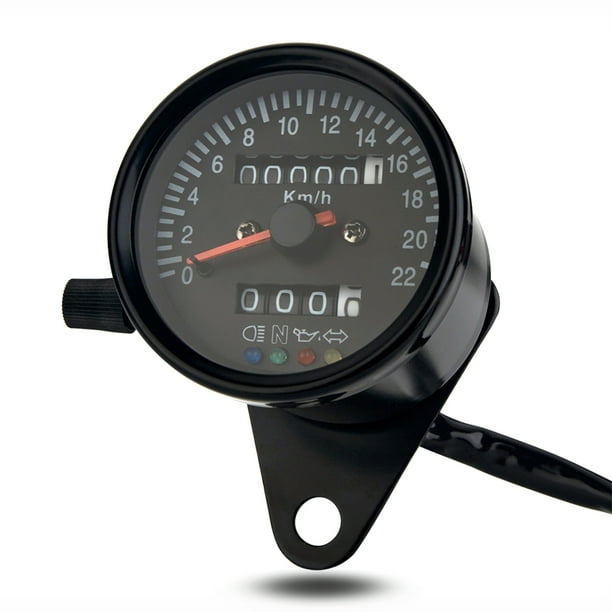 FlyFlise Cafe Racer Retro Custom Motorcycle Mechanical Speedometer with ...