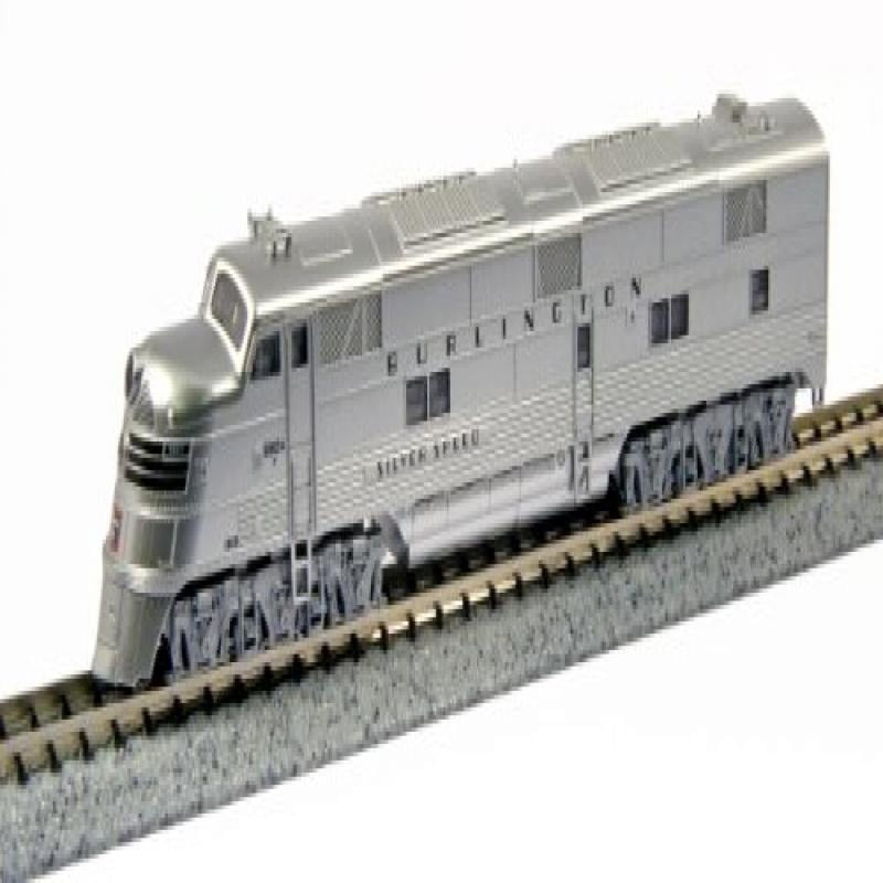 Kato USA Model Train Products EMD E5A #9910A CB and Q Silver Speed N ...