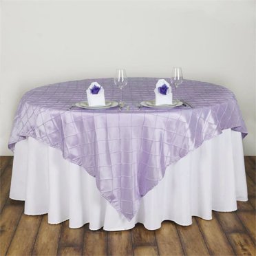 BalsaCircle 60" x 60" Black White Damask Flocking Table Overlays ...