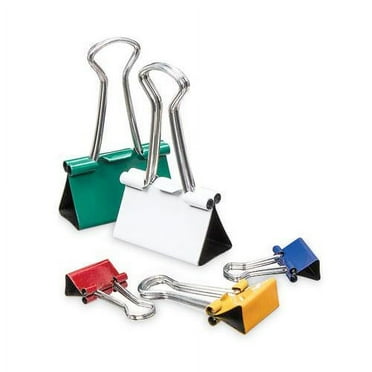 Officemate Mini Binder Clips, Assorted Colors, 60 Clips per Tub (31024 ...