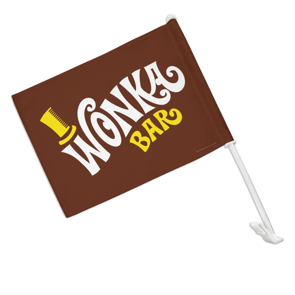 Willy Wonka and the Chocolate Factory Wonka Bar Logo Car Truck Flag ...