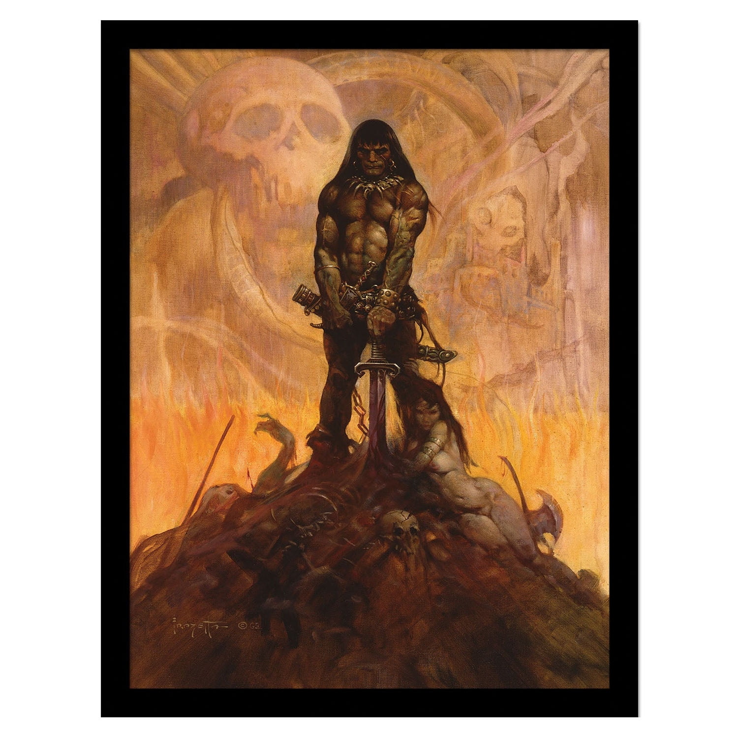 Click here for Frazetta Jurassic Kitty Framed Poster prices