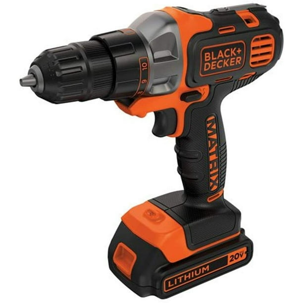 Taladro y Atornillador Inalámbrico BLACK + DECKER BDCDMT120C Compacto Liviano Batería 20V MAX ...