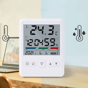 Digital Hygrometer Indoor Humidity Meter Room with Humidity and Monitor ...