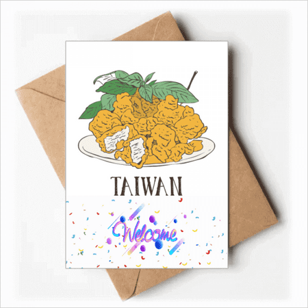 Snake Food Fried chicken pieces Welcome Back Greeting Cards Envelopes ...
