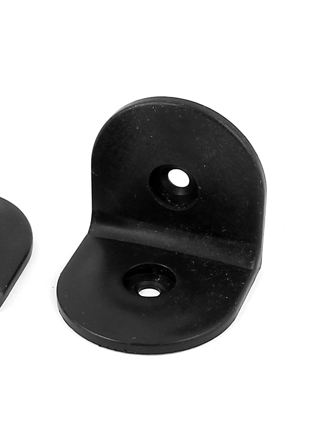 8 Pcs 2" x 2" Black Plastic L Shaped Right Angle Corner Brace Brackets ...