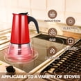 2 Cup Stovetop Espresso Maker Stainless Steel Moka Pot Stove Top ...