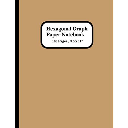Hexagonal Graph Paper Notebook: 110 pages hexagon graph paper science ...
