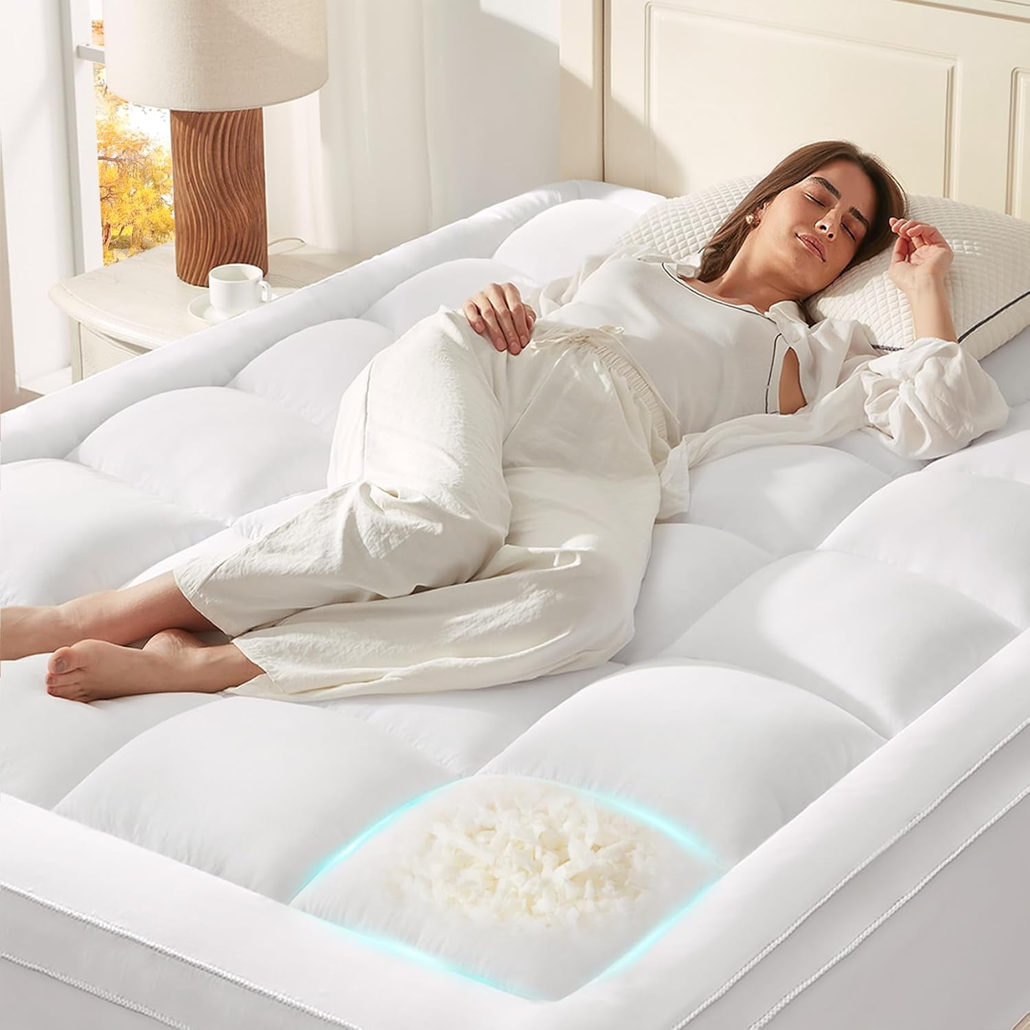 Click here for Wangbasdasd Mattress Topper Queen For Back Pain  M... prices