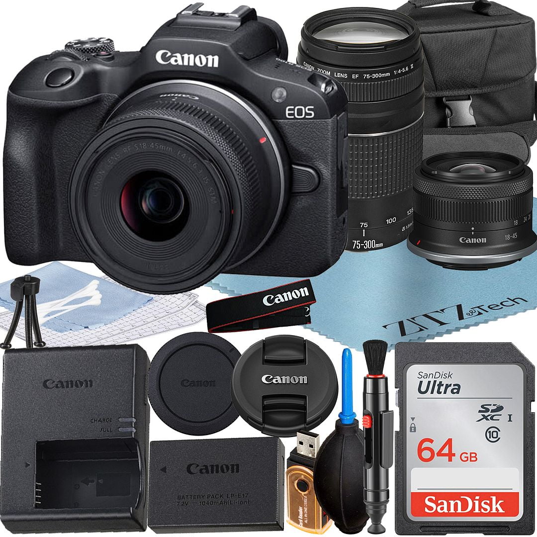 Click here for Canon Eos R100 Mirrorless Camera With Rf-S 18-45mm... prices