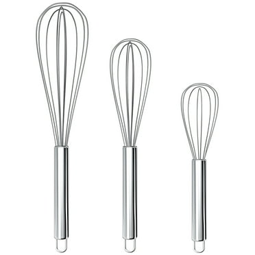 ReaNea Gold Whisk Set of 3 Stainless Steel 8" 10" 12" Beater Wire ...