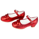 Dorothy's Ruby Red Wizard of Oz Slipper Shoes for Kids Toddler 8 ...