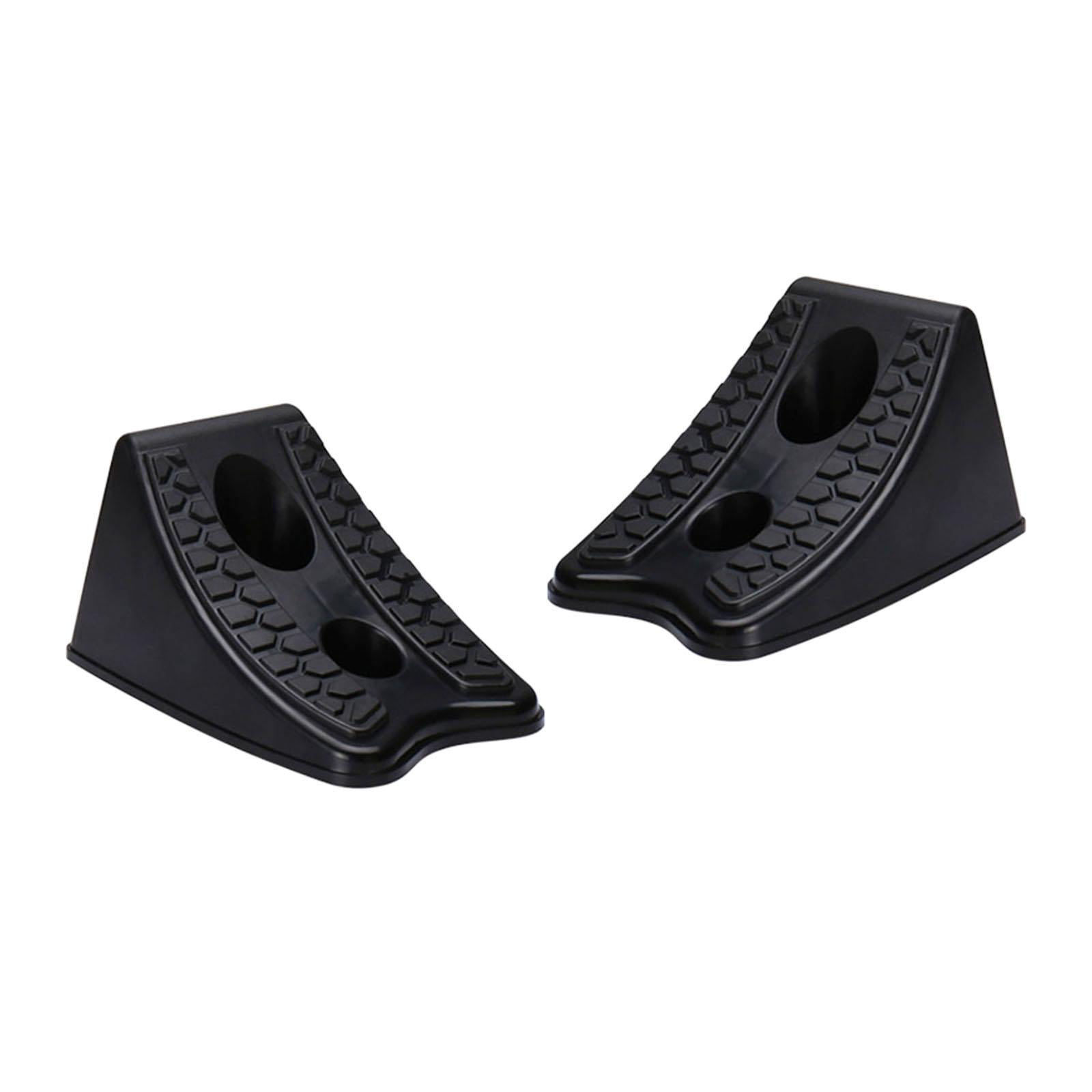 2 Pieces Wheel Chocks Wheel Alignment Block for Truck Camper RV Trailer ...