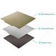 3D Printer Bed Magnetic PEI Double Sided Printing Textured Spring Steel Platform Sheet for Ender ...