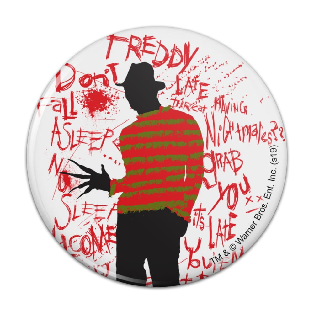 A Nightmare on Elm Street Freddy Kitchen Refrigerator Locker Button ...