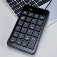 LAIQIEN Corded Numeric Keypad 23 Key Corded USB Number Pad External ...