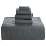 Clara Clark Soft Full Size Lightweight Microfiber Summer Quilt Set, 5 ...