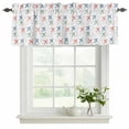 Art Aircraft Valances for Window 2 Pack, Blue Green Orange Cartoon ...