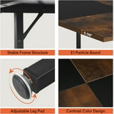 Tribesigns 47" Square Dining Table for 4, Wood Kitchen Table with ...