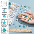 1 Box DIY Jewelry Making Finding Kit Indcluding Mixed Gemstone & Glass ...