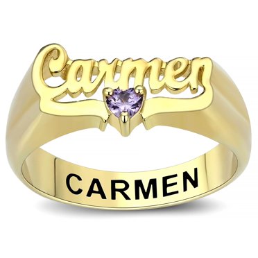 Personalized Script Name Ring - Walmart.com