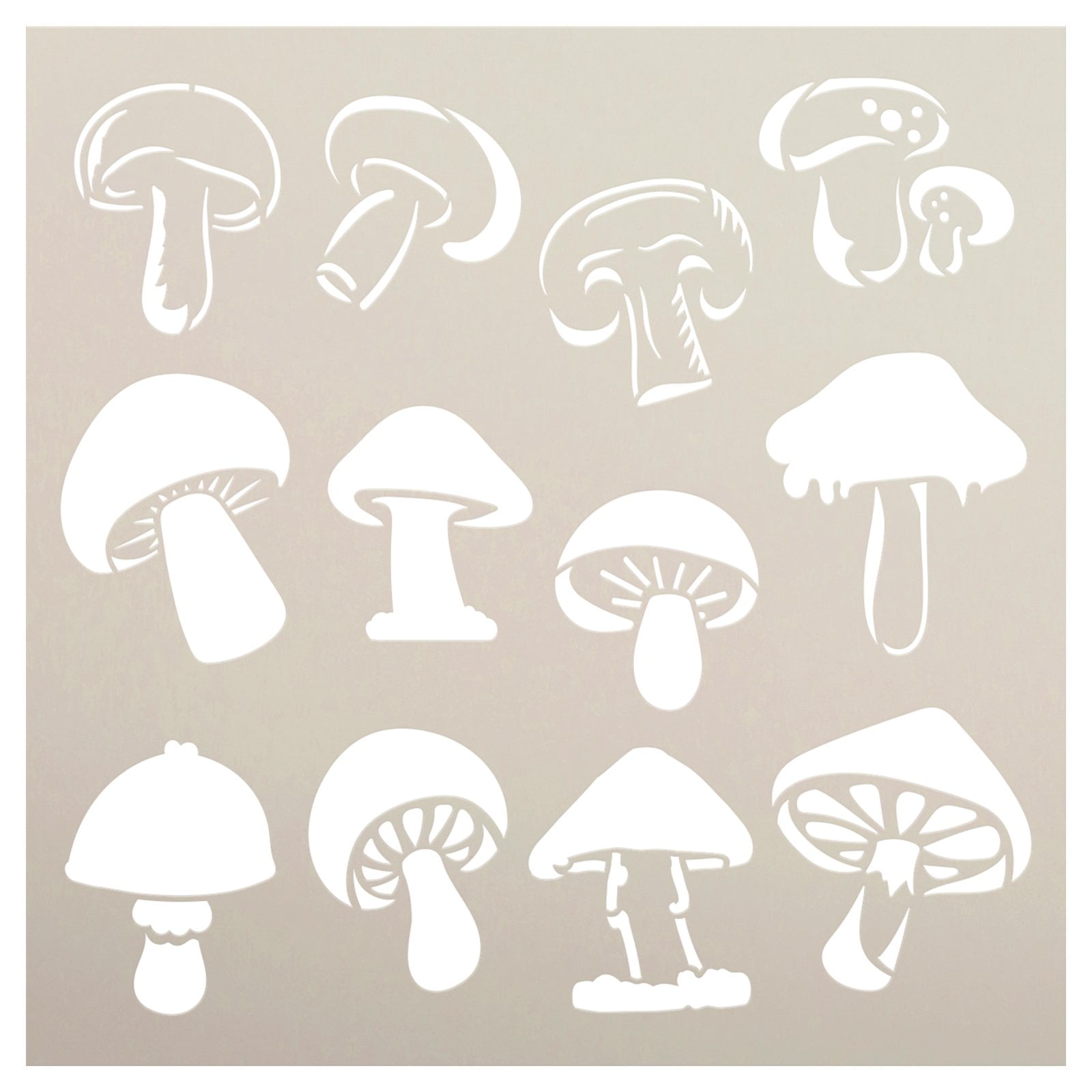 Mushroom Stencil