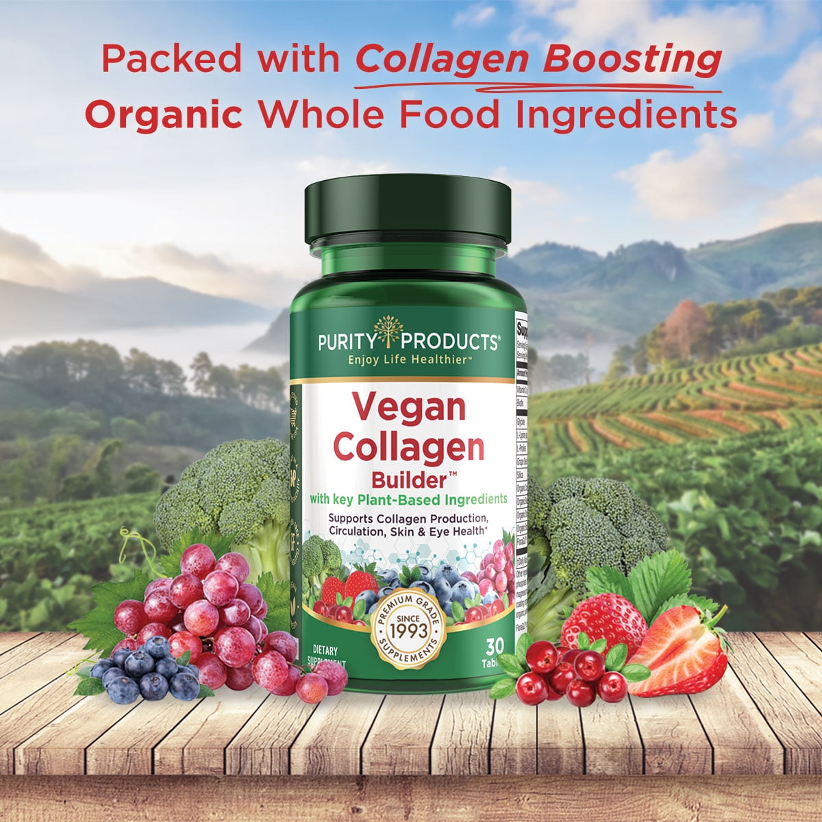 Vegan Collagen Builder - Organic Whole Foods Fruits Nepal | Ubuy