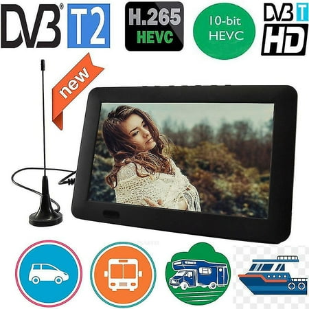 Leadstar 9 Inch Portable Tv Dvb-t2 Atsc Isdb-t Tdt Digital And Analog ...