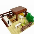 MOC Farm Horse Stable Cow Circle Sheepfold Sheep Animals Bricks Model ...