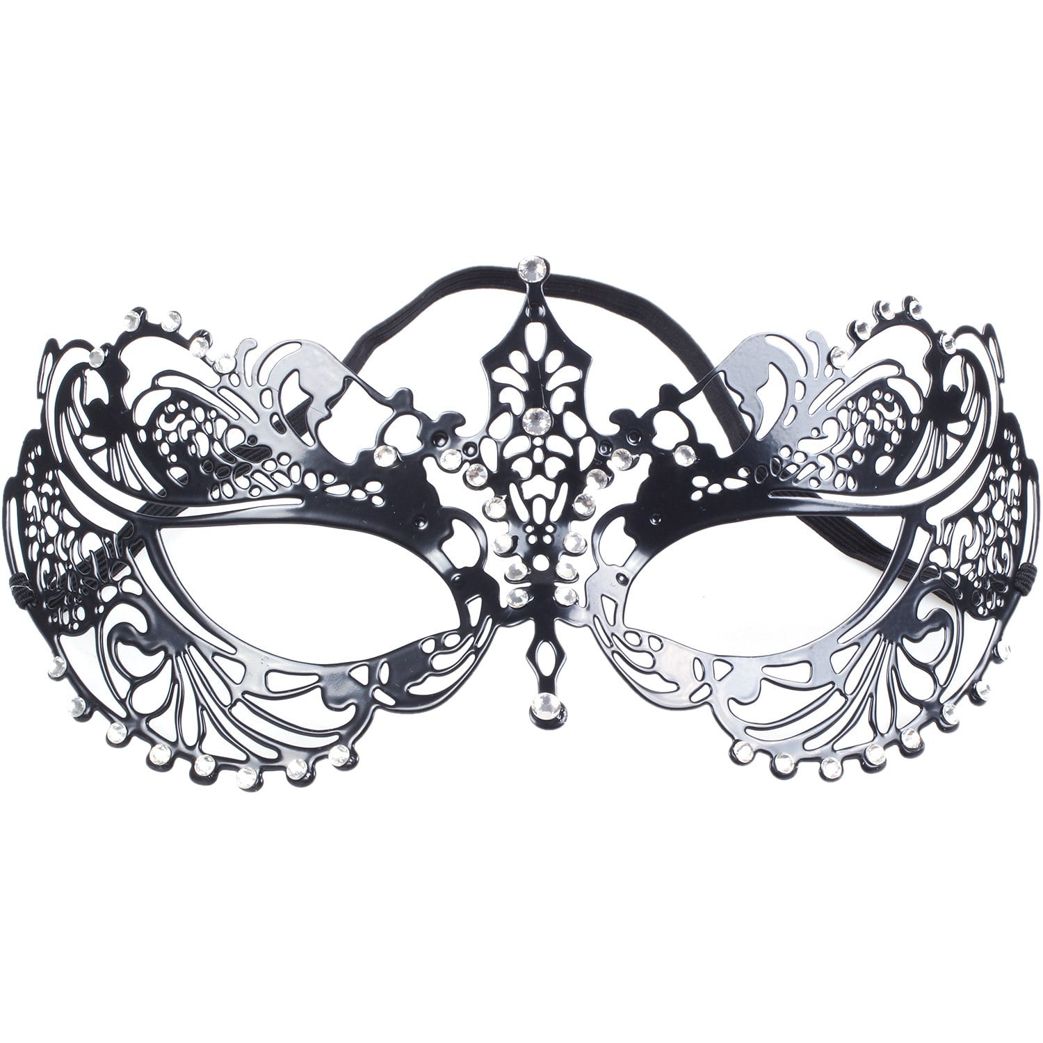 Venetian Style Laser Cut Metal Filigree Masquerade Party Mask - Walmart.com