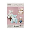 Simplicity Pattern C 5461 Rare Bear Sewing Pattern for Teddy Stuffed ...