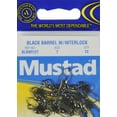 Mustad Black Barrel Swivel-Interlock, #7 - Walmart.com