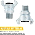 8PCS 3/4inch NPT Air Hose Fitting, Universal Coupling Chicago Fitting 3 ...