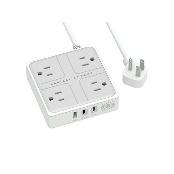 Multicontacto 4 Salidas Puertos Usb Tipo C 20w 1 Metro | Bodega Aurrera ...