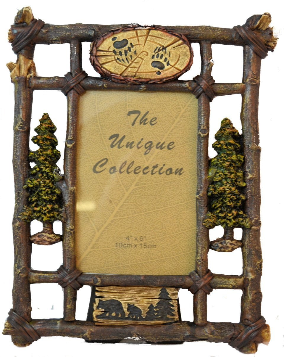 Pine Ridge Black Bear Photo Frame Antler Design Family Picture Photo ...