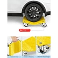 Wisykoke Car Dolly Set of 4 Wheel Dolly 6000LBS Capacity Heavy Duty ...