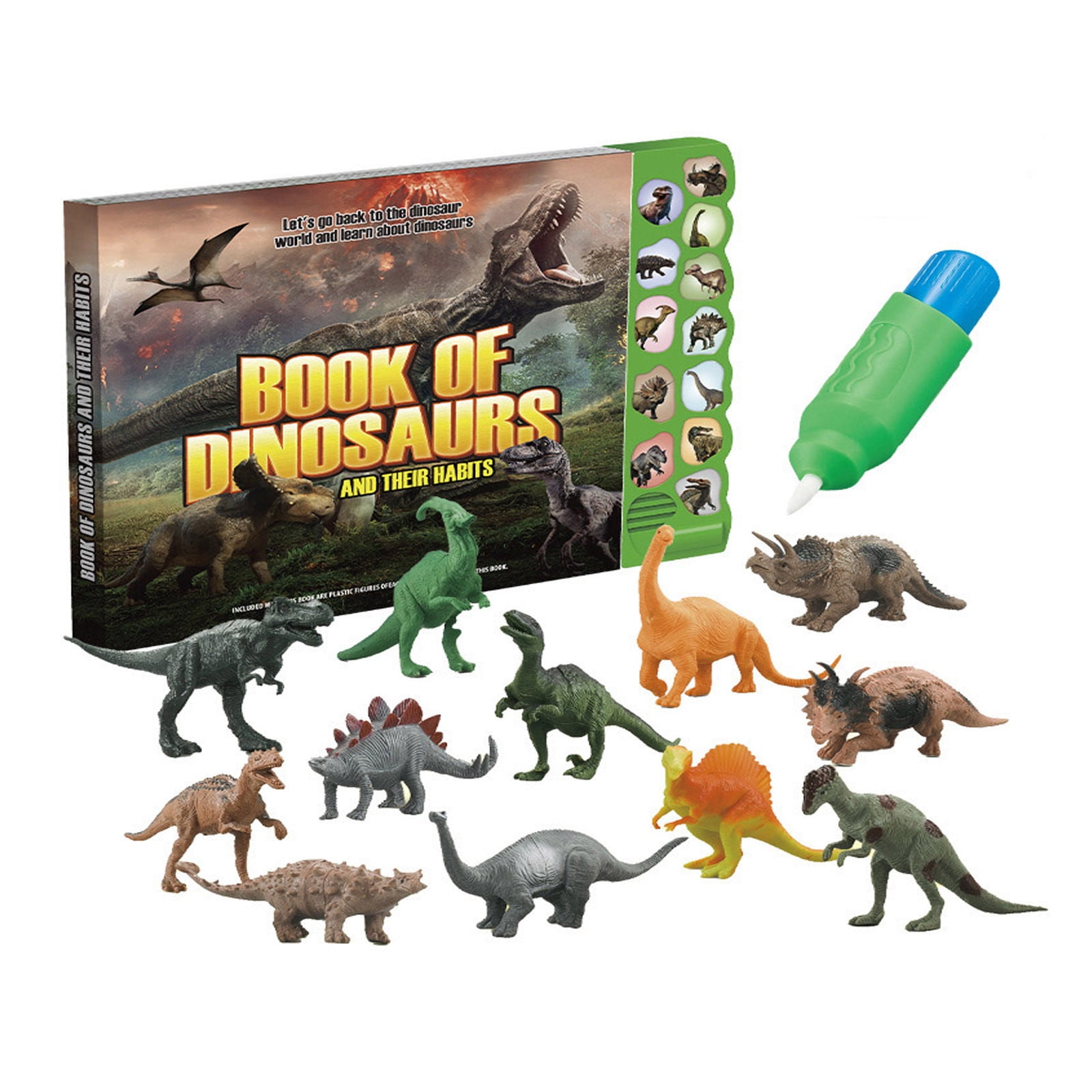 Fiudx Set de Aprendizaje de Dinosaurios, Juguete Interactivo de ...